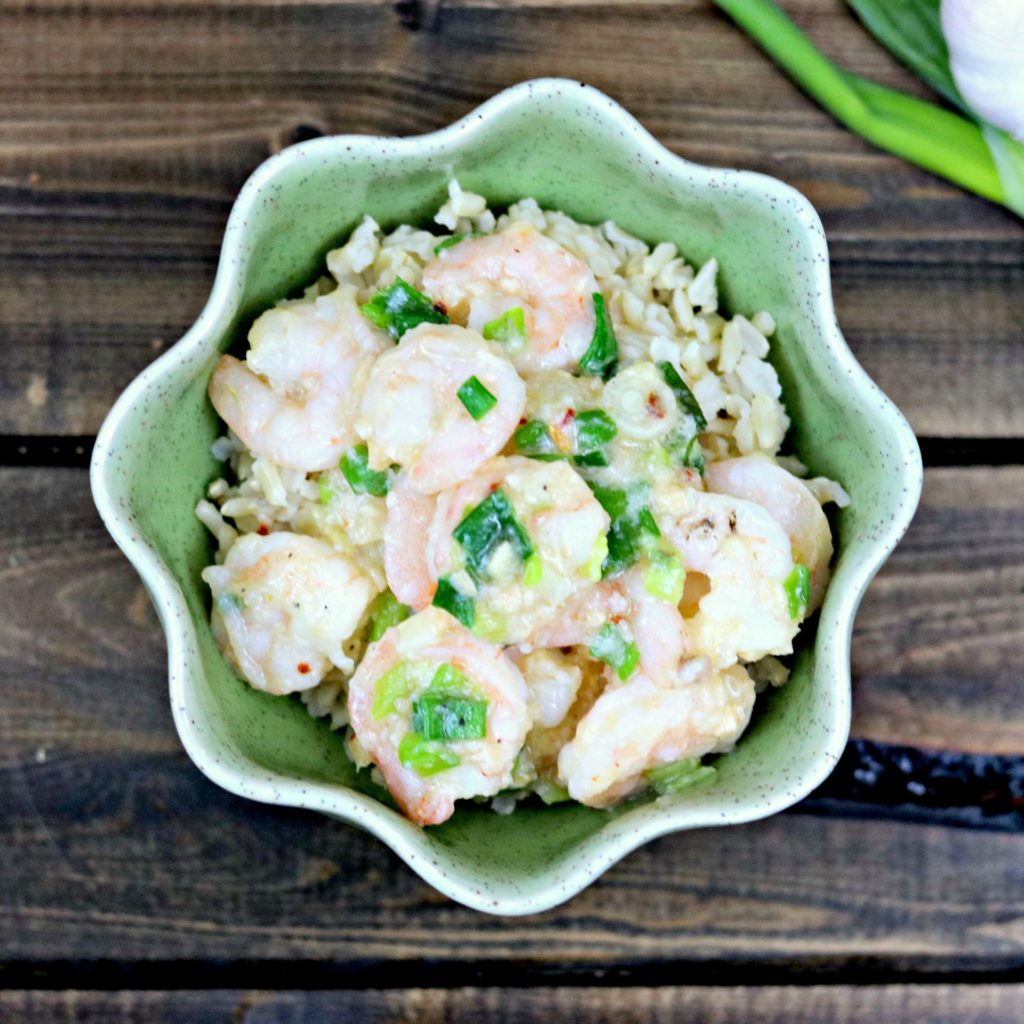 Garlic, Ginger & Scallion Shrimp - Sweet Beginnings Blog