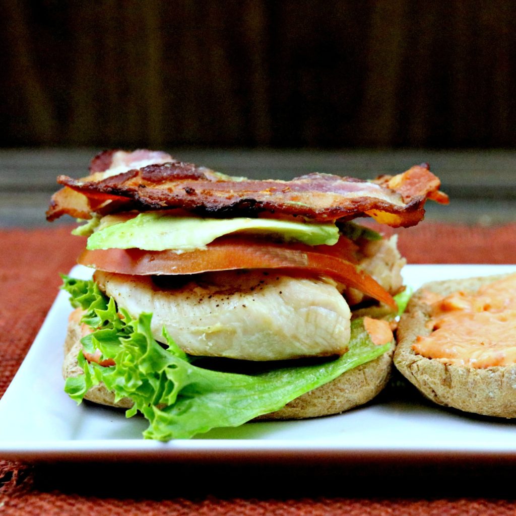Grilled Chicken Sammich with Creamy Red Pepper Sauce - Sweet Beginnings ...