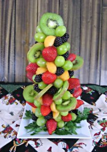 Fruit Christmas Tree - Sweet Beginnings Blog