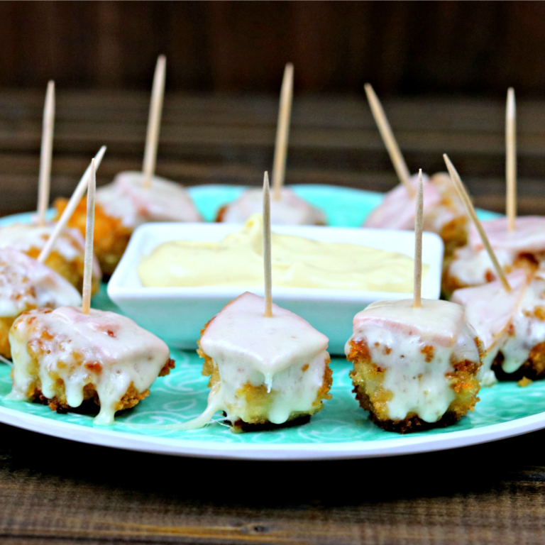 Chicken Cordon Bleu Bites - Sweet Beginnings Blog