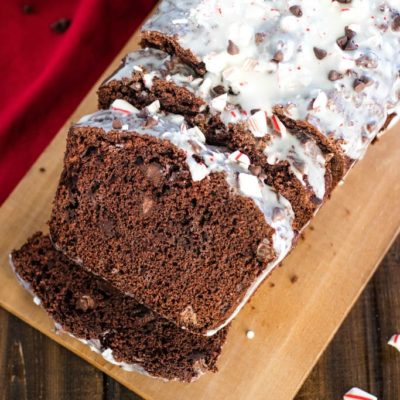 Dark Chocolate Peppermint Bread - Sweet Beginnings Blog