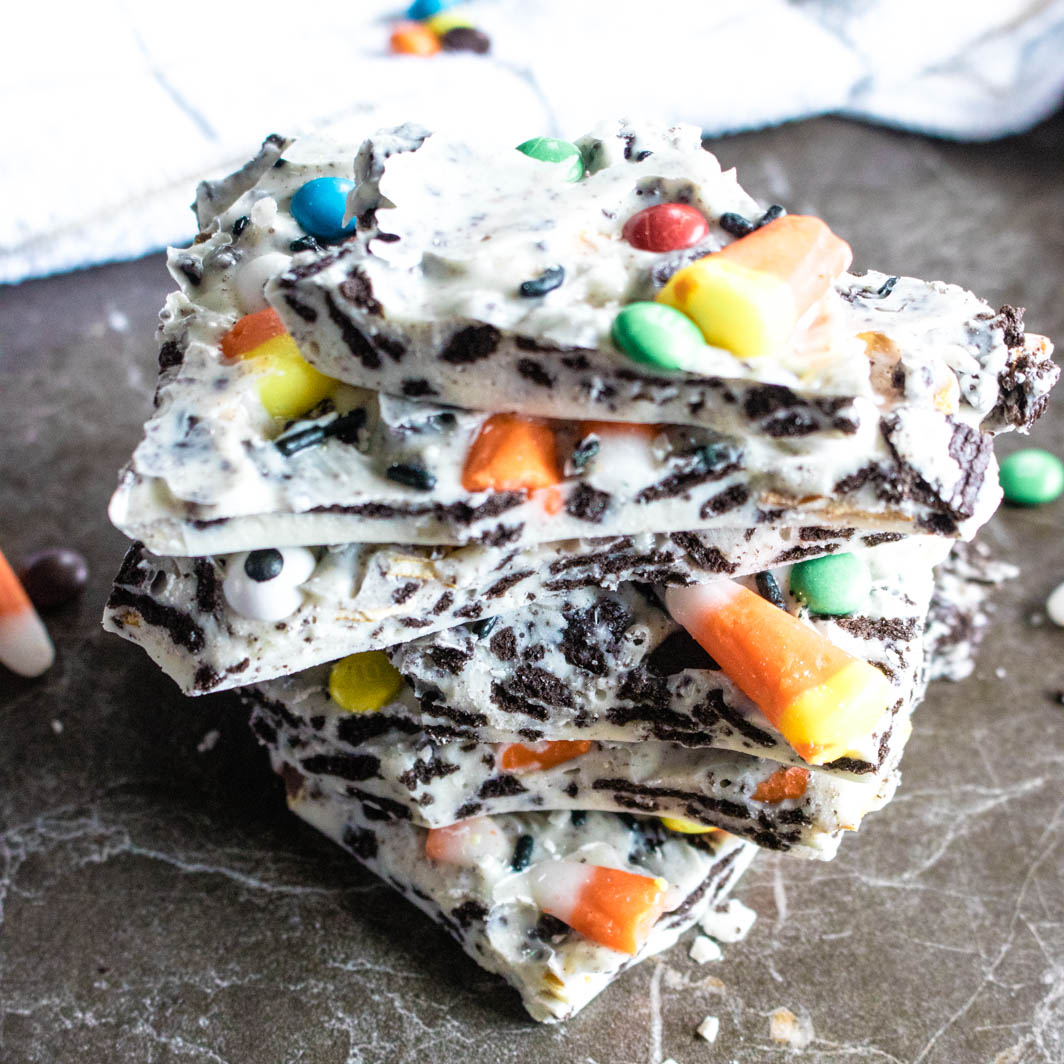 Spooky Candy Bark - Sweet Beginnings Blog