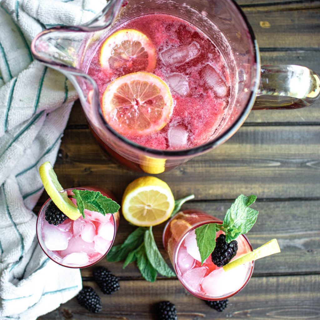 Blackberry Lemonade - Sweet Beginnings Blog