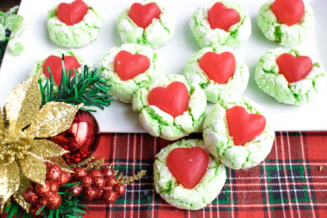 Merry Grinchmas Cookies - Sweet Beginnings Blog