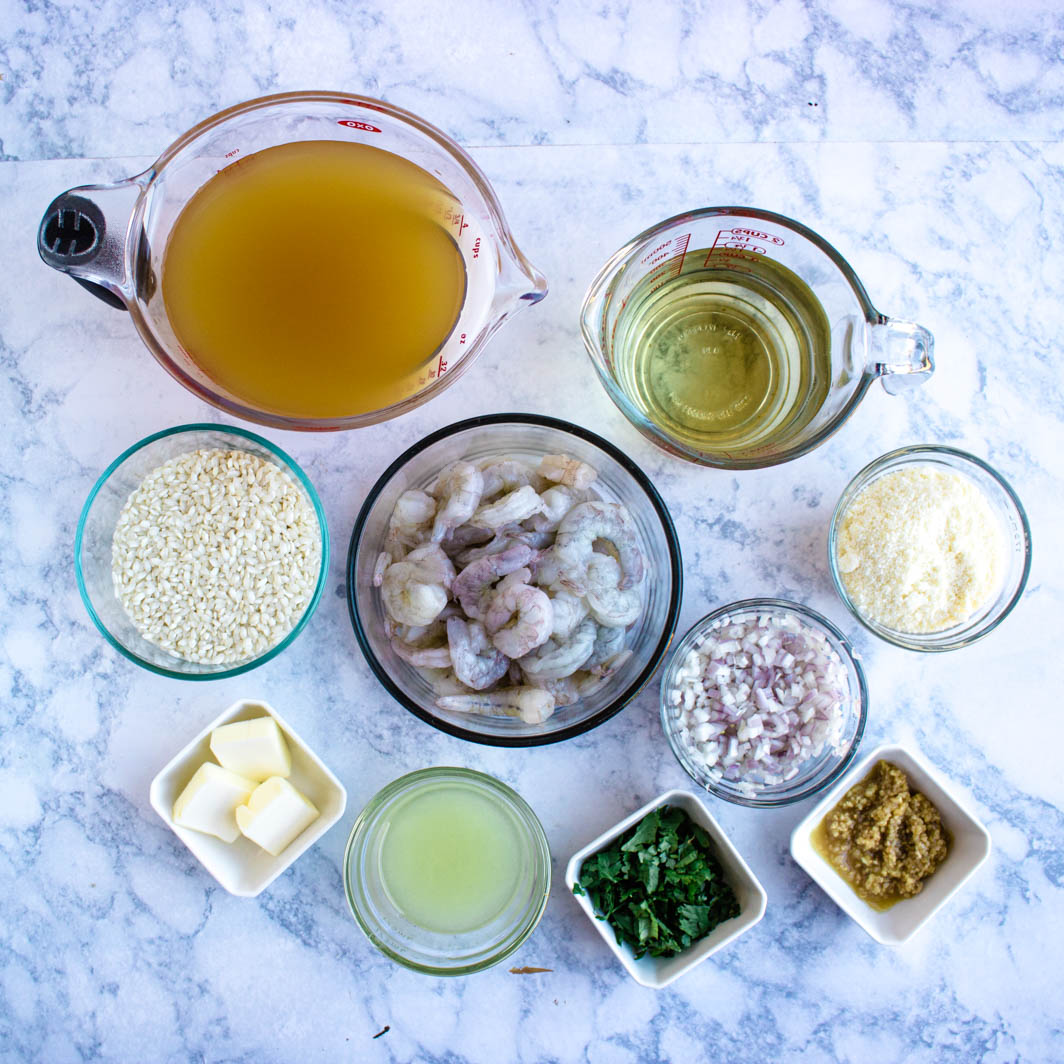 Shrimp Scampi Risotto - Sweet Beginnings Blog