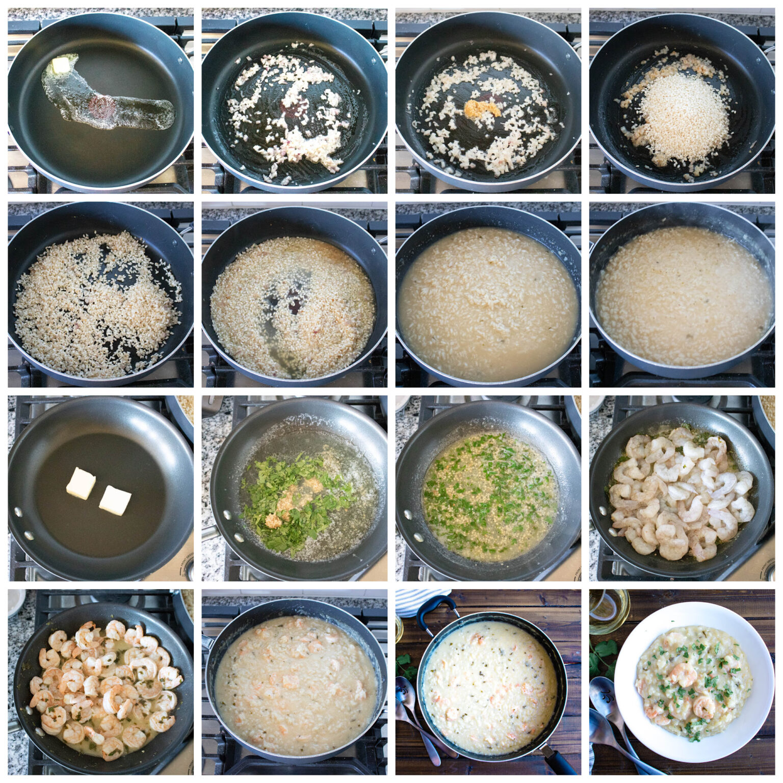 Shrimp Scampi Risotto - Sweet Beginnings Blog