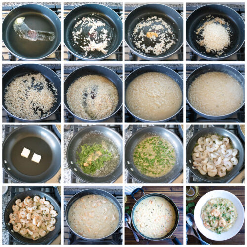 Shrimp Scampi Risotto - Sweet Beginnings Blog